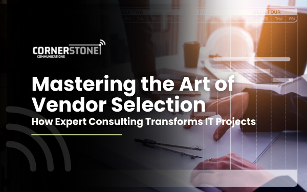 How Expert Consulting Can Help You Choose the Right IT Vendors | Cornerstone Communications